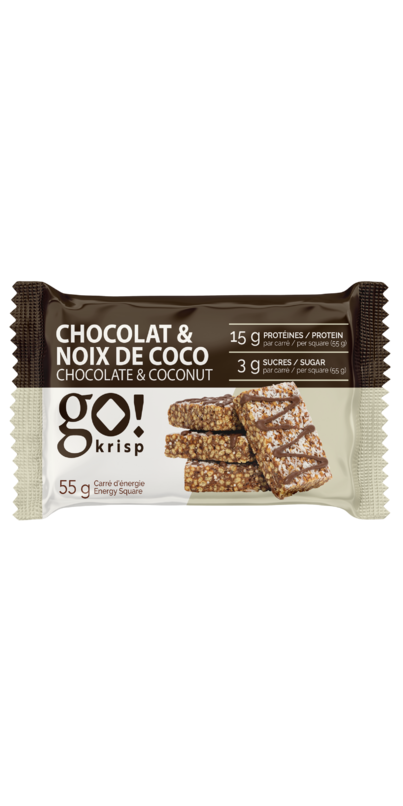 Achetez Go ! Nutrition Go ! Krisp Energy Square Chocolat & Noix de coco ...