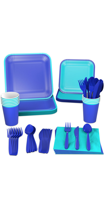 Achète Hallmark Crayola Color Pop Party Supplies Blue and Aquamarine à ...