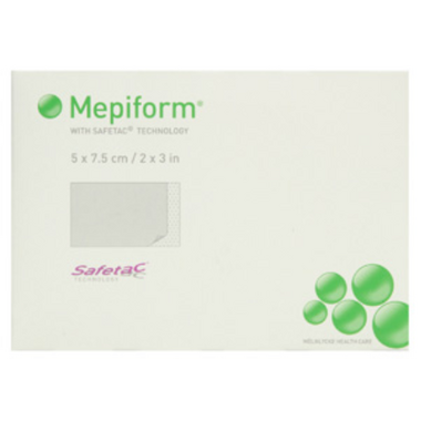 Buy Mepiform Self-Adherent Soft Silicone Dressing for Scar Care at Well ...