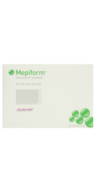 Buy Mepiform Self-Adherent Soft Silicone Dressing for Scar Care at Well ...