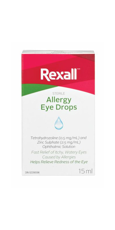 Buy Rexall Eye Drops Allergy at Well.ca | Free Shipping $35+ in Canada