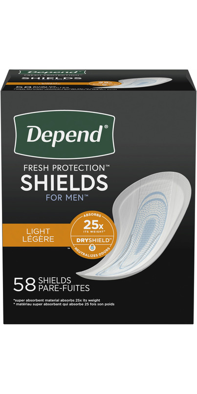 Buy Depend Incontinence/Bladder Control Shields Incontinence Pads for ...