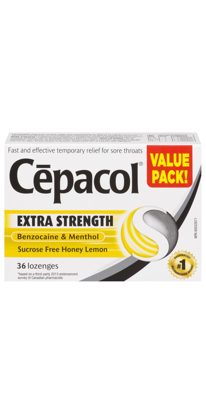 Buy Cepacol Extra Strength Benzocaine & Menthol Lozenges Honey Lemon at ...