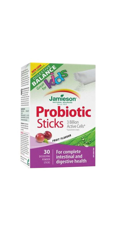 Buy Jamieson Probiotic Sticks at Well.ca | Free Shipping $35+ in Canada