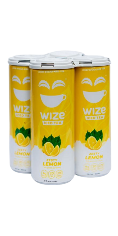 Buy Wize Iced Tea Zesty Lemon Case at Well.ca | Free Shipping $35+ in ...