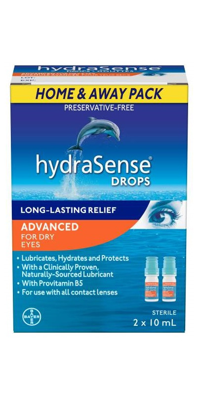Buy hydraSense Advanced Eye Drops For Dry Eyes Twin Pack at Well.ca ...