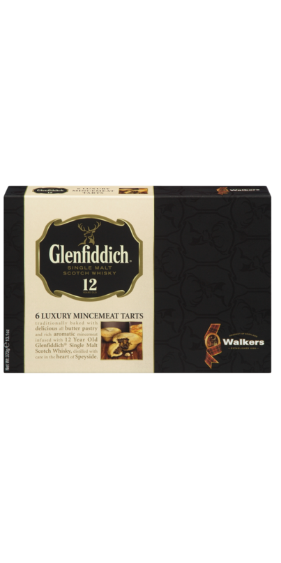 Buy Walkers Glenfiddich Single Malt Scotch Whisky Mincemeat Tarts At