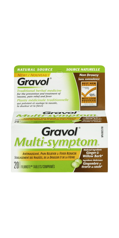 Buy Gravol Natural Source Multi-Symptom Tablets at Well.ca | Free ...