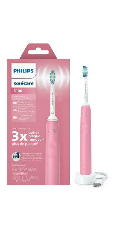 Buy Philips Sonicare 3100 Power Toothbrush Deep Pink at Well.ca | Free ...