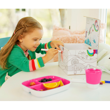 Buy Munchkin Color Me Hungry Toddler Dining Set Pink at Well.ca | Free ...