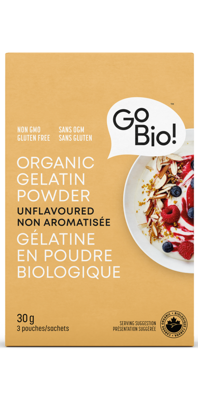 Buy GoBIO! Organic Gelatin Unflavoured Powder at Well.ca | Free ...