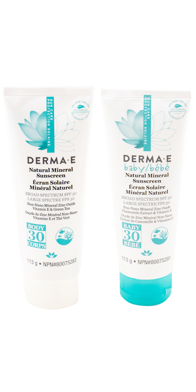 Buy Derma E Mom Body and Baby Sunscreen Body Lotion Bundle at Well.ca ...