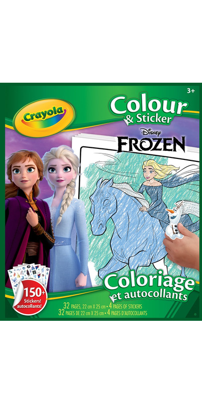 Buy Crayola Frozen ll Colour & Sticker Pages at Well.ca | Free Shipping ...