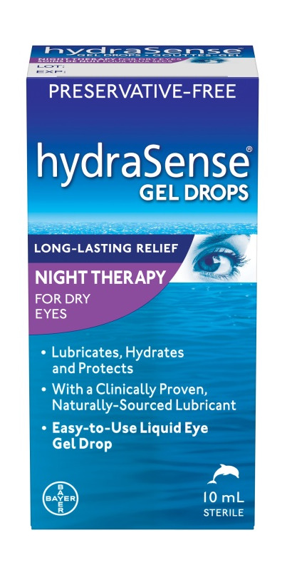 Buy hydraSense Eye Gel Drops Night Therapy For Dry Eyes from Canada at ...