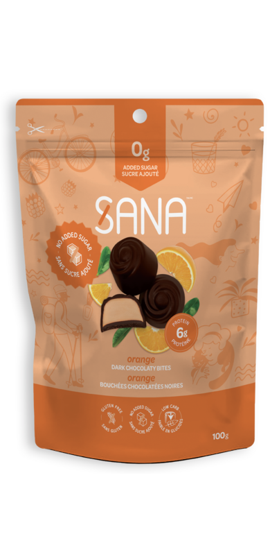 Buy SANA Dark Chocolaty Bites Orange at Well.ca | Free Shipping $35+ in ...