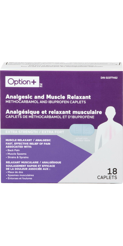 Buy Option+ Analgesic and Muscle Relaxant Caplets at Well.ca | Free ...