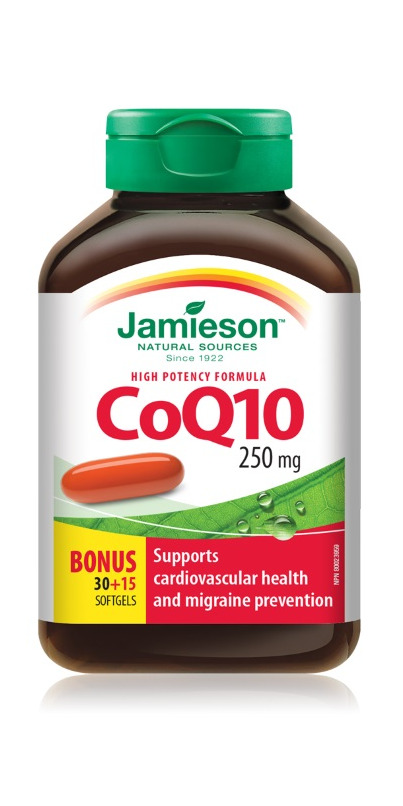 Buy Jamieson High Potency CoQ10 250mg at Well.ca | Free Shipping $35 ...