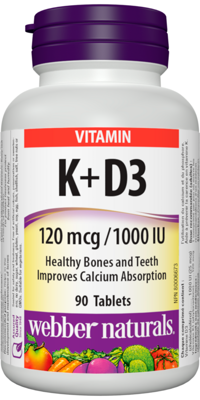 Buy Webber Naturals Vitamin K + D at Well.ca | Free Shipping $35+ in Canada