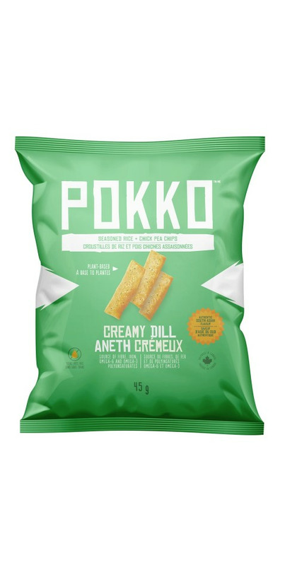 Achetez des chips de riz et de pois chiches Pokko à l'aneth crémeux ...