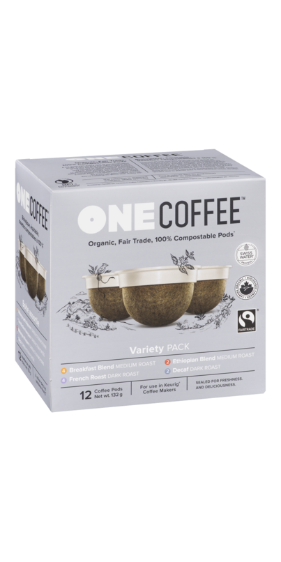 Buy OneCoffee Organic Single Serve Coffee Capsules Variety Pack at Well ...