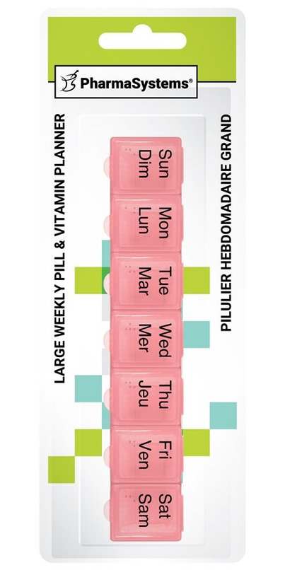 Buy PharmaSystems Large Weekly Pill & Vitamin Planner at Well.ca | Free ...