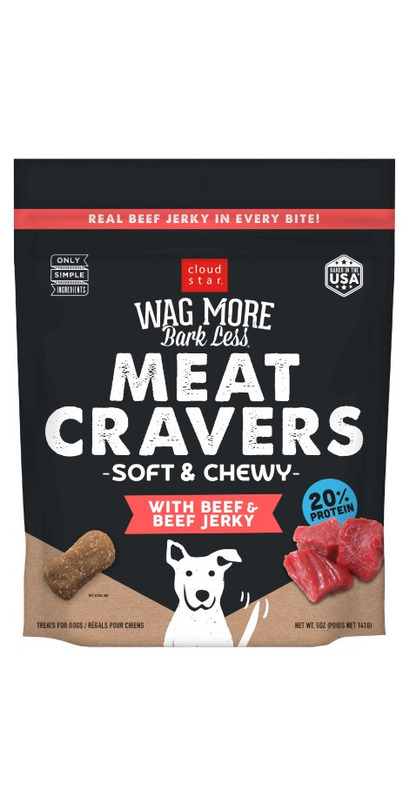 Buy Cloud Star Wag More, Bark Less Dog Treats Meat Cravers Beef at Well ...
