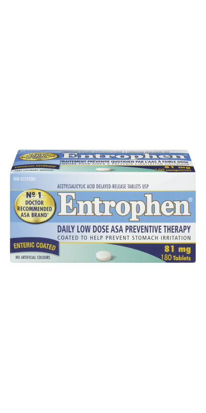 Buy Entrophen 81mg Daily Low Dose ASA Preventative Therapy at Well.ca ...