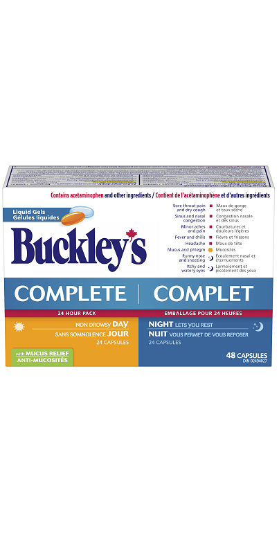 Buy Buckley's Complete 24 Hour Pack at Well.ca | Free Shipping $35+ in ...