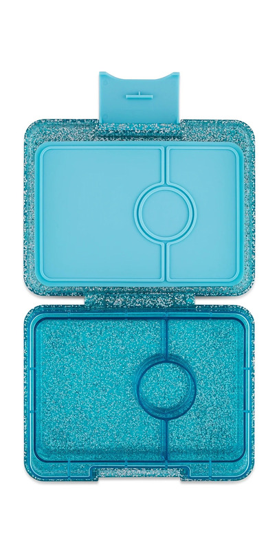 Buy Yumbox Snack Size 3 Compartment Bento Box Twinkle Teal Glitter at ...
