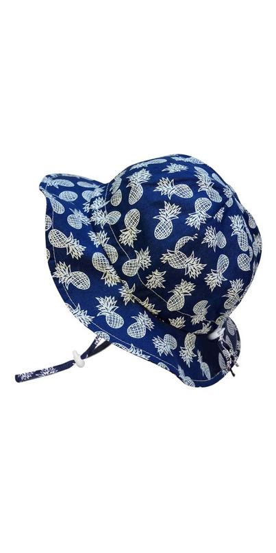 Buy Twinklebelle Grow-With-Me Floppy Sun Hat Navy Pineapple at Well.ca ...