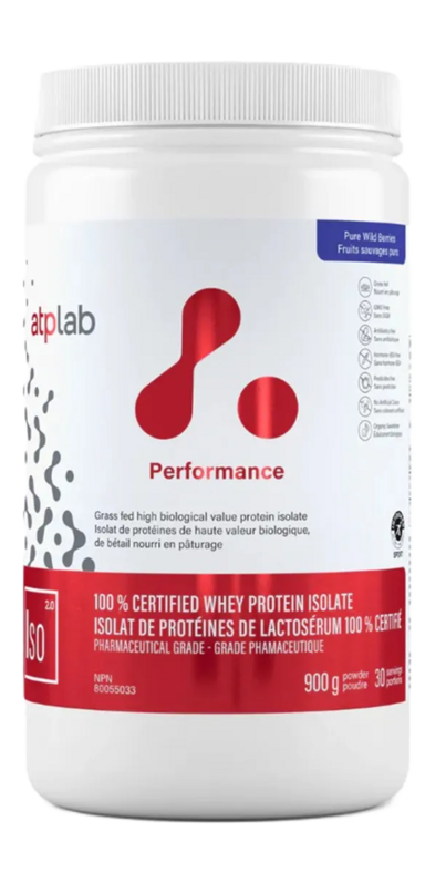 Buy ATP Lab Whey Protein ISO Grass Fed Pure Wild Berries at Well.ca ...