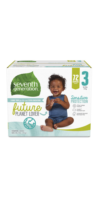 Buy Seventh Generation Baby Diapers Sensitive Protection Free & Clear ...