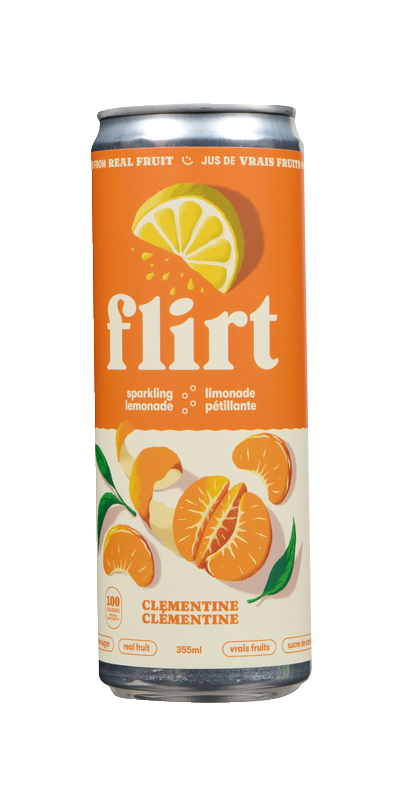 Buy Flirt Sparkling Lemonade Clementine at Well.ca | Free Shipping $35 ...