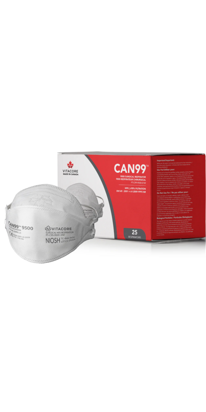 Buy Vitacore CAN99 9500 NIOSH N95 Surgical Respirator Mask White at ...