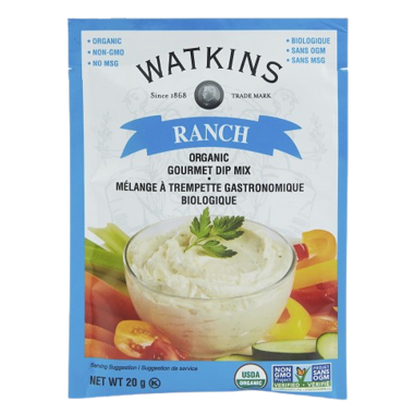 Buy Watkins Organic Ranch Gourmet Dip Mix at Well.ca | Free Shipping ...