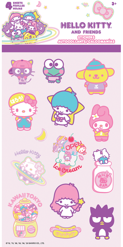 Buy Trends Hello Kitty And Friends 4 Sheet Stickers at Well.ca | Free ...