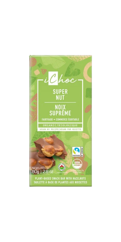 Buy Ichoc Super Nut Chocolate Bar at Well.ca | Free Shipping $35+ in Canada