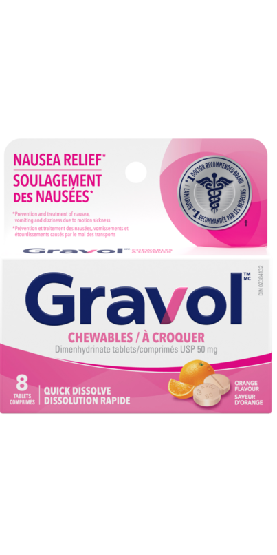 Buy Gravol Quick Dissolve Chewable Tablets at Well.ca | Free Shipping ...