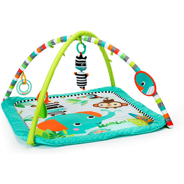 Buy Bright Starts Zig Zag Safari Activity Gym at Well Free Shipping 35 in Canada