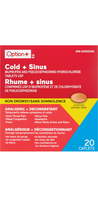 Buy Option+ Cold + Sinus at Well.ca | Free Shipping $35+ in Canada