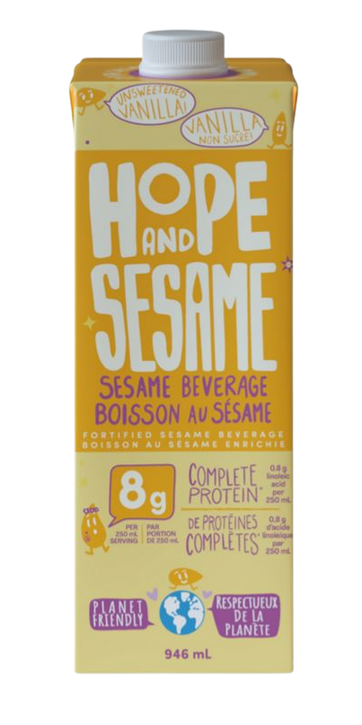 Buy Hope & Sesame Unsweetened Vanilla Sesame Beverage at Well.ca | Free ...