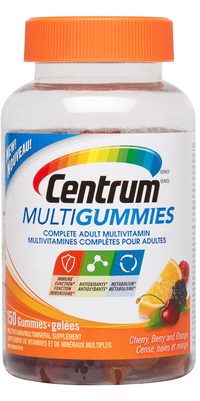 Buy Centrum Multigummies Complete Adult Multivitamin Cherry, Berry ...