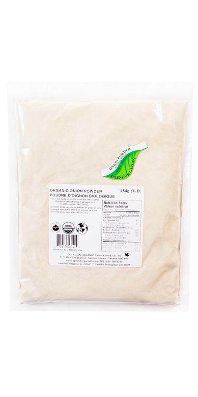 Buy Splendor Garden Organic Onion Powder at Well.ca | Free Shipping $35 ...