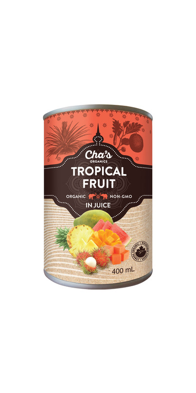 Achète Cha's Organics Tropical Fruit In Juice chez Well.ca | Livraison ...