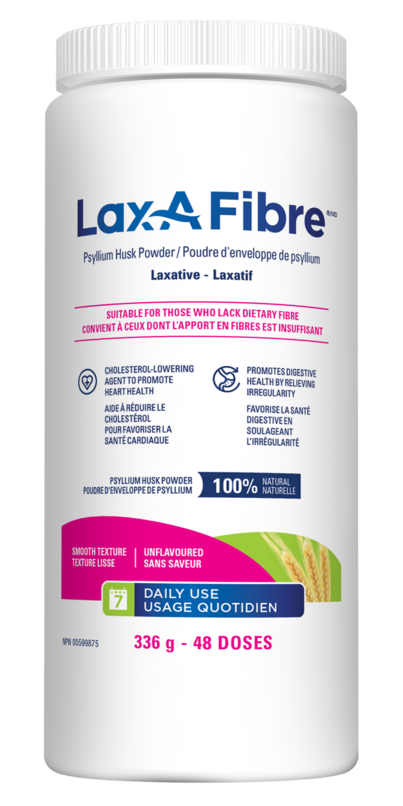 Buy Lax-A Fibre 100% Natural Psyllium Husk Powder Laxative at Well.ca ...