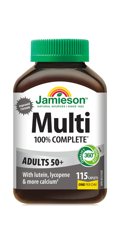 Buy Jamieson 100% Complete Multivitamin for Adults 50+ at Well.ca ...