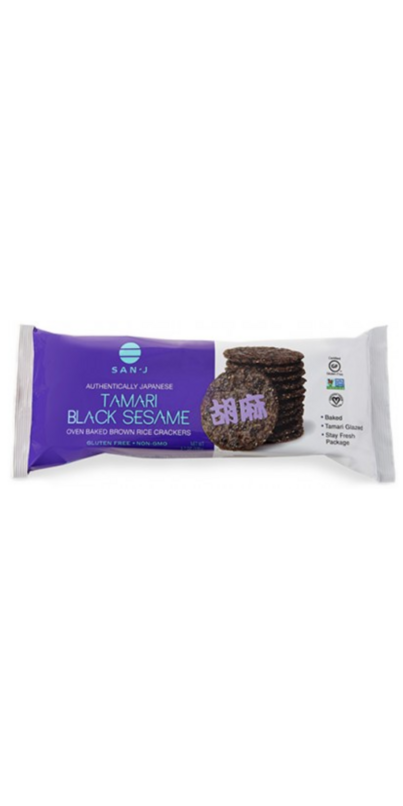 Buy San J Tamari Black Sesame Brown Rice Crackers at Well.ca | Free ...