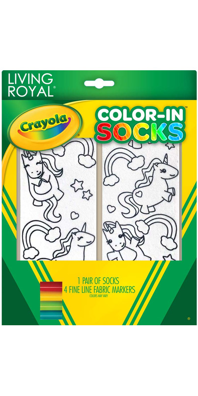 Buy Crayola Living Royal Color-In Socks Unicorn Fun at Well.ca | Free ...