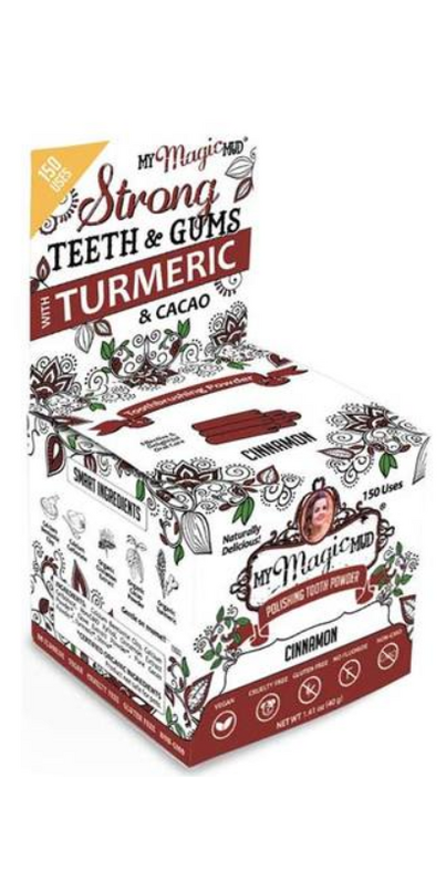 Buy My Magic Mud Turmeric & Cacao Polishing Tooth Powder Cinnamon Clove ...