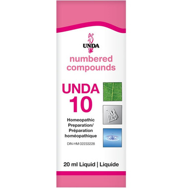 Achetez les composés numérotés UNDA UNDA 10 Préparation homéopathique ...